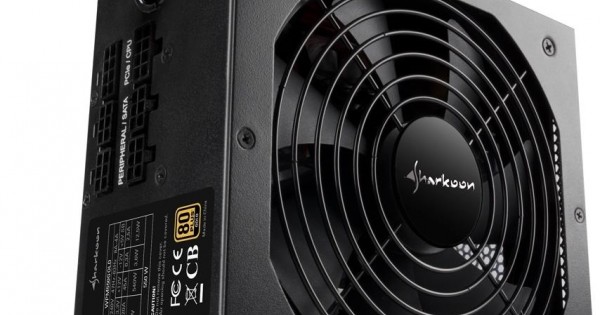 PSU SHARKOON WPM 750W ZERO 80+ GOLD 14'' FAN