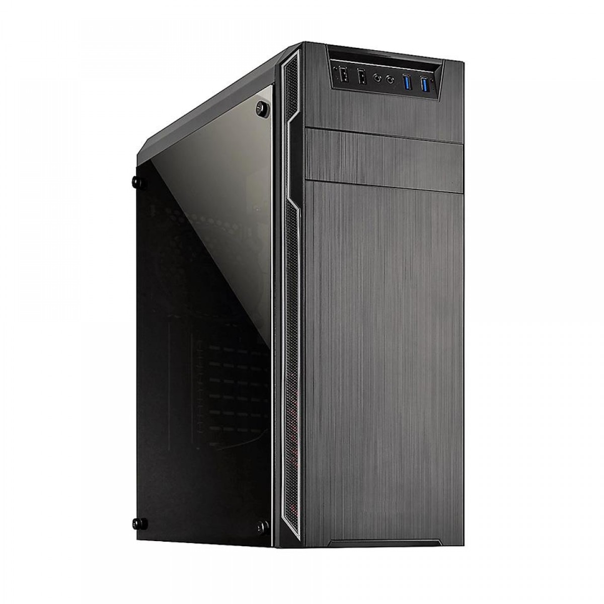 PC CASE SUPERCASE F75A MIDI WINDOW BLACK USB 3.0