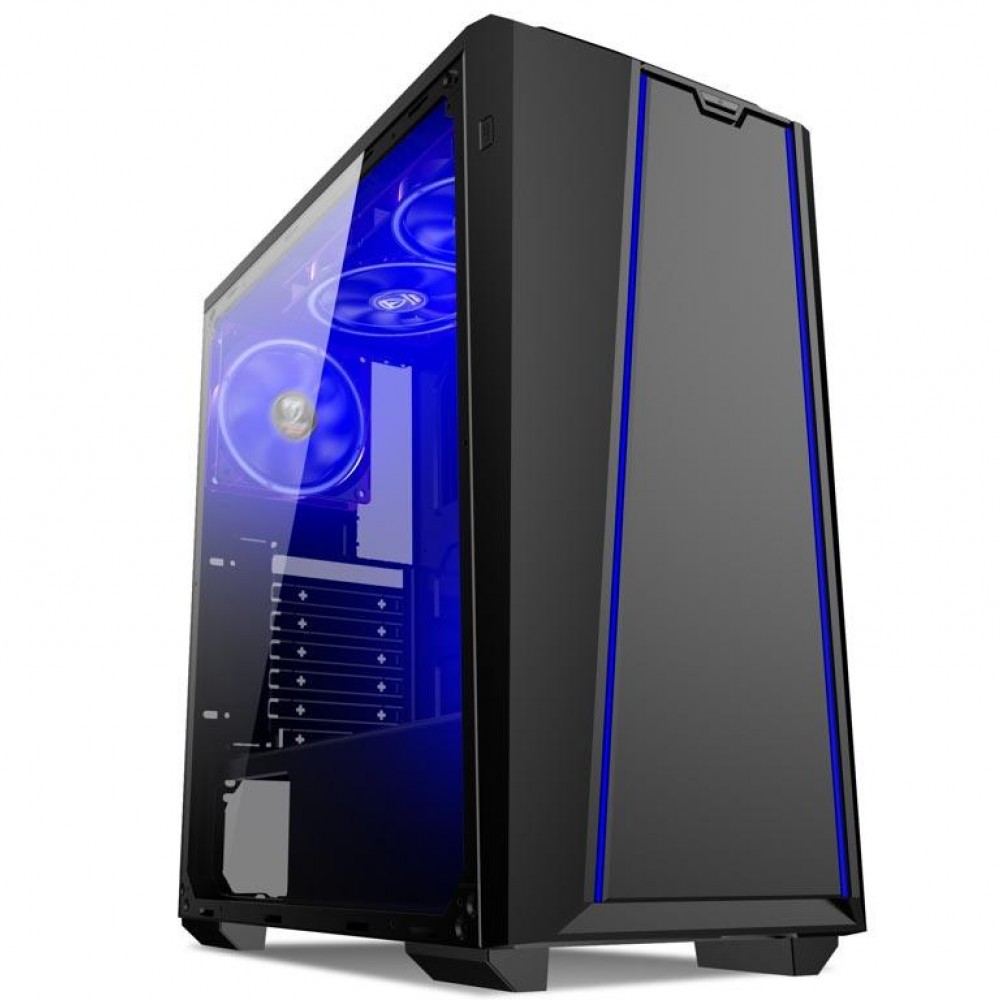 PC CASE MIDI PREDATOR PR08A USB3 T.GLASS WINDOW